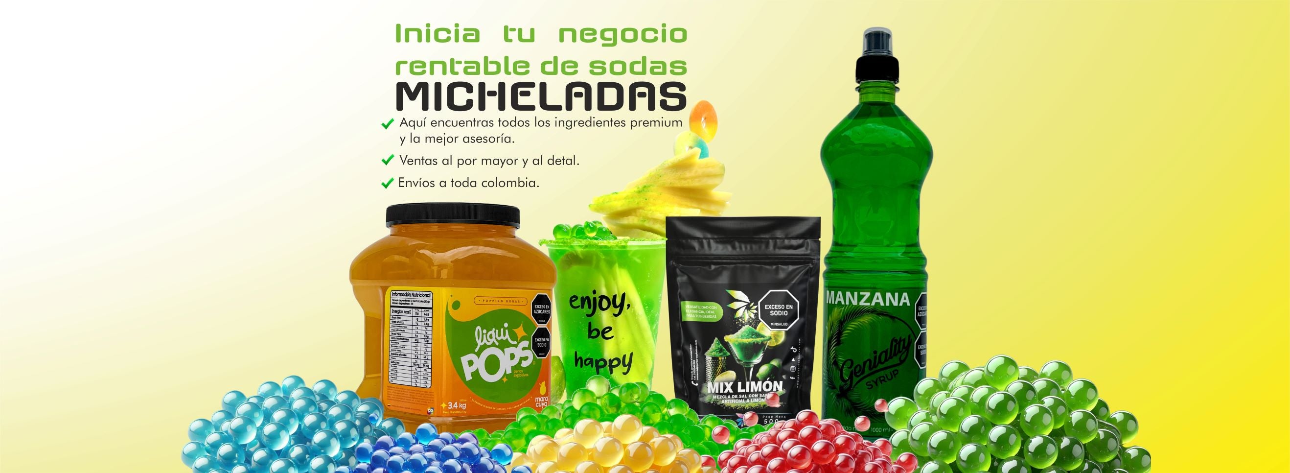 perlas explosivas LiquiPops e insumos para bubble tea – Perlas ...